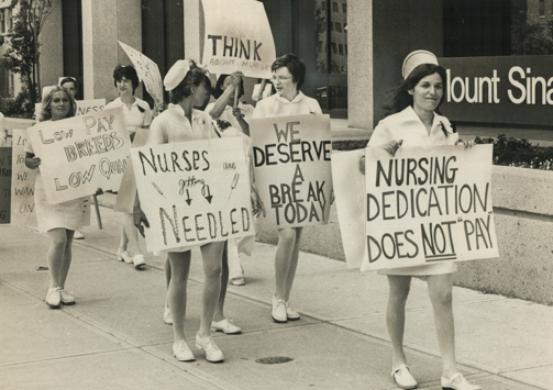 Mary Runyon and Kathy Ann Keller on the Ashtabula, OH nurses' strike ...